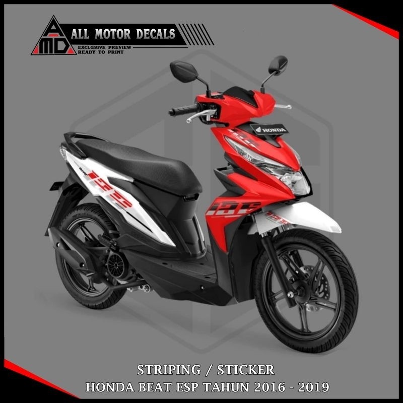 Jual STRIPING HONDA BEAT ESP / STICKER BEAT STREET ESP / DECAL STIKER ...