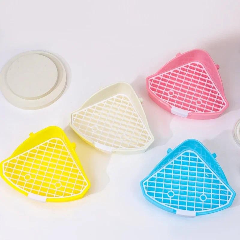 Jual Rabbit Toilet Triangle Potty Pet Litter Box Dragon Cat Small ...