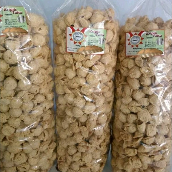 Jual PROMO Promo Tahu bulat kering tahu walik crispy keripik tahu walik kerupuk tahu | Shopee ...