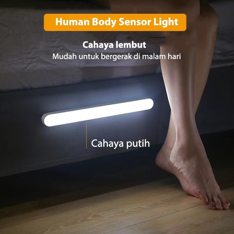 Jual Lampu Sensor Gerak Magnetic Motion Sensor Lampu Belajar Lampu ...