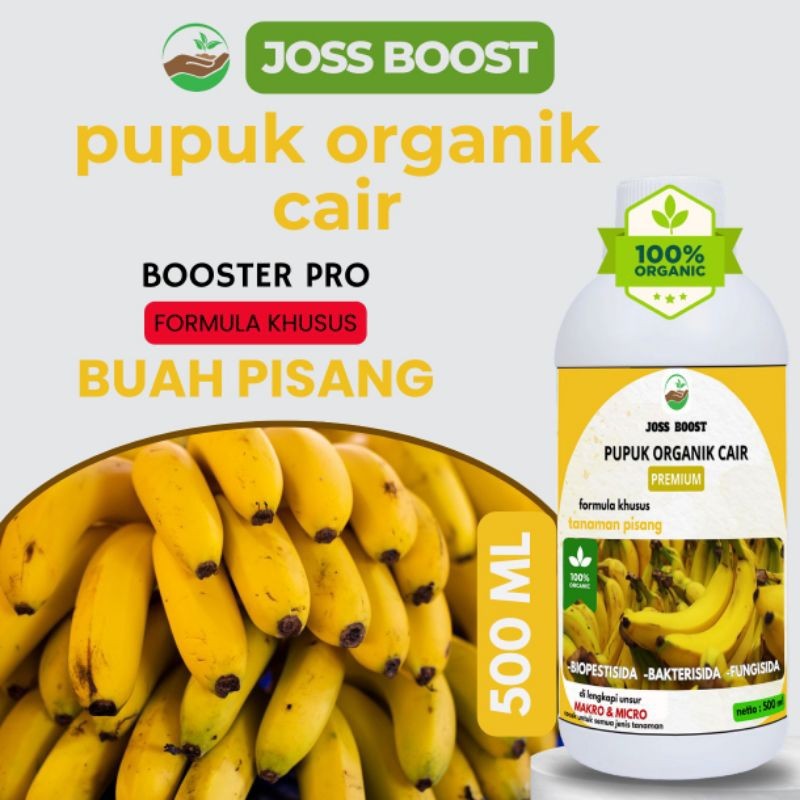Jual pupuk Booster Pisang 500ML / Pupuk Pelebat Tanaman Buah pisang Pemacu Tumbuh Bunga dan Buah ...