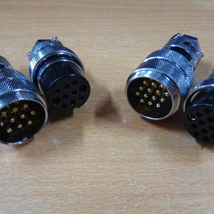 Jual TK99 Circular connector konektor besi mobile 30 mm 10 14 pin bkan ...