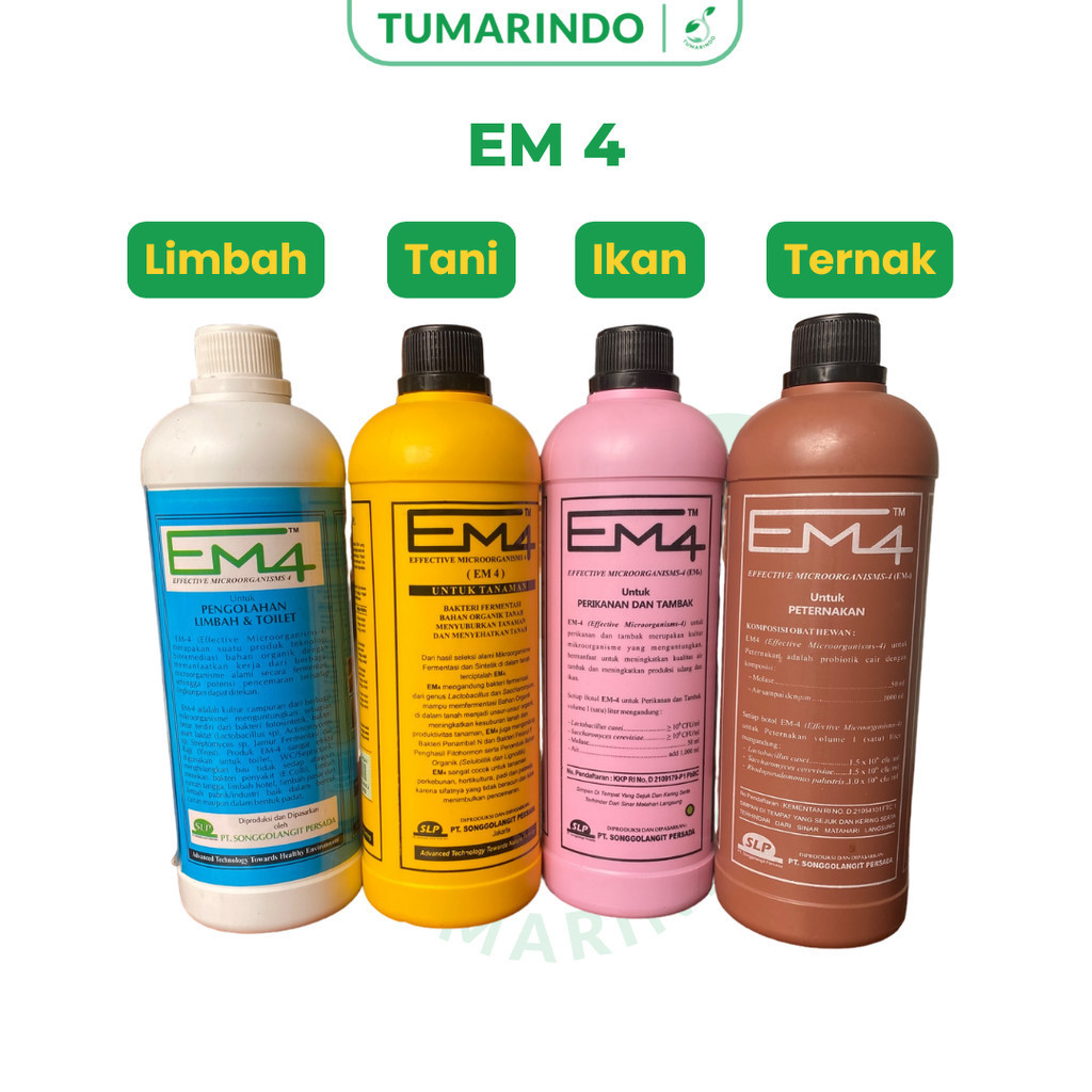 Jual EM4 1 Liter Effective Micro Organisme EM4 Pink Perikanan & Tambak ...
