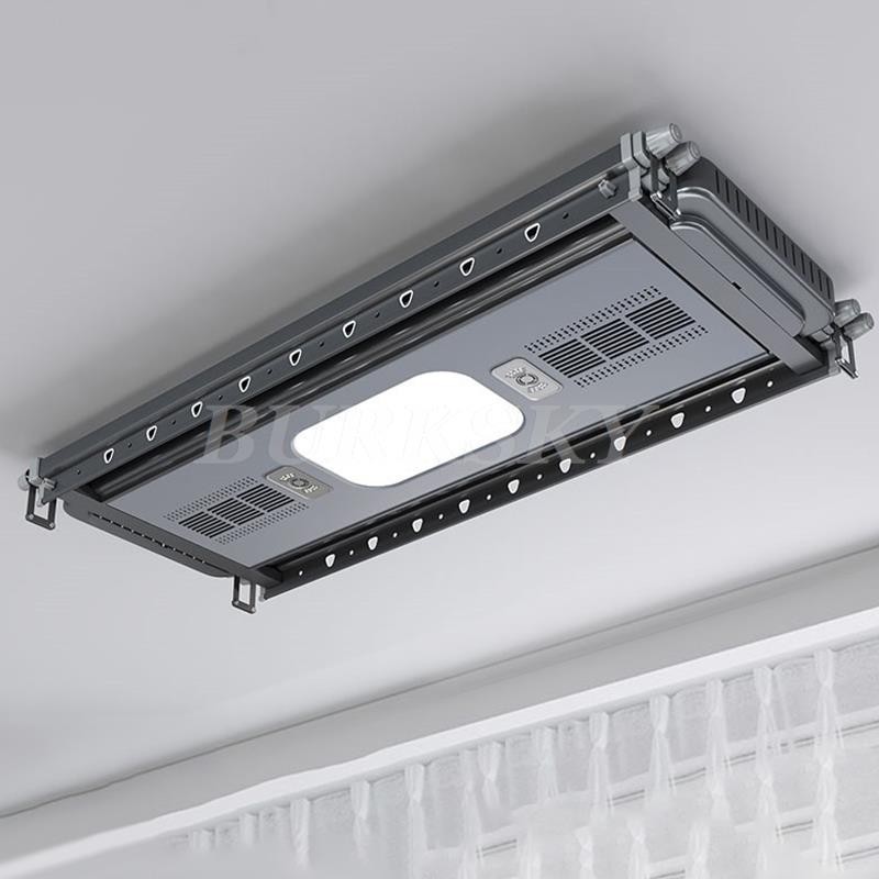 Jual Electric Clothesline Ceiling Dryer Intelligent Lifting With Lights ...