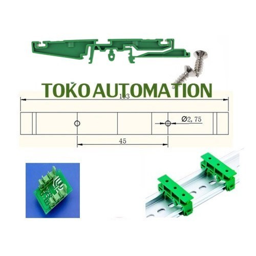 Jual ELM99 DRG-03 DRG 03 DIN Mounting Bracket Screw PCB DIN Rail ...