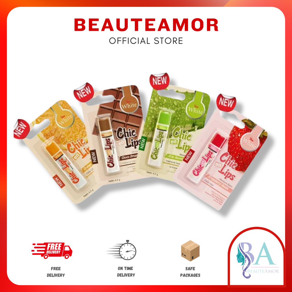 Jual Viva White Chic On Lips Moisture Balm | Beauteamor | Shopee Indonesia