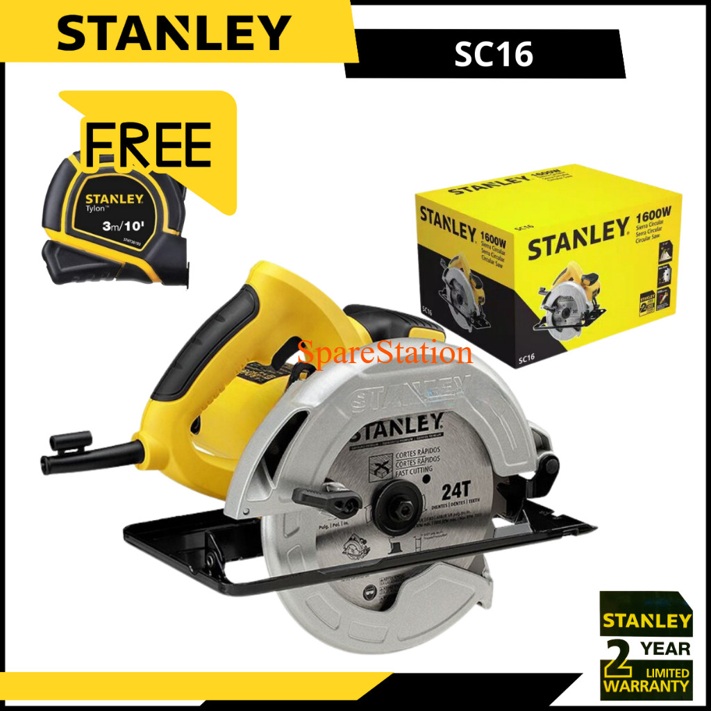 Jual Mesin Potong Kayu STANLEY SC16 Circular Saw SC 16 | Shopee Indonesia