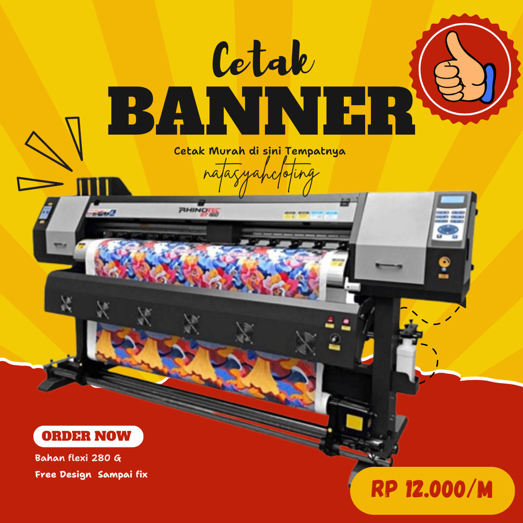 Jual (280) Cetak Spanduk / Banner / baliho / backdrop / background / wallpaper outdoor bahan 280 ...