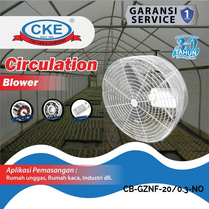 Jual Kipas Angin Sirkulasi Rumah Kaca 20 Inch 220V Greenhouse ...