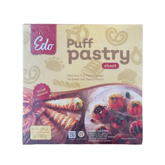 Jual EDO PUFF PASTRY SHEET 750GR | Shopee Indonesia