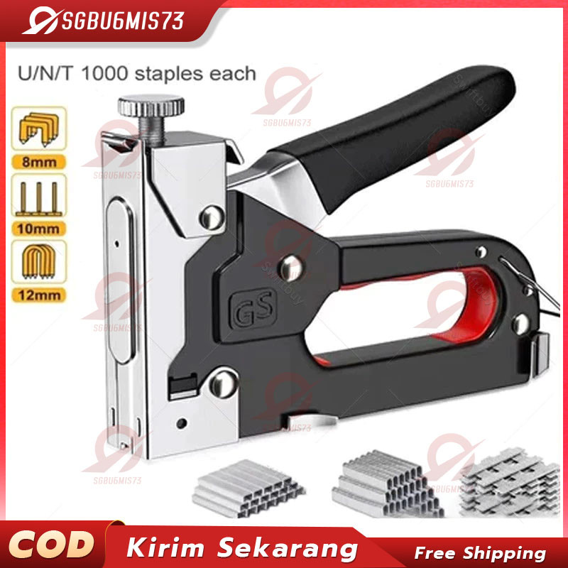 Jual Gratis 600 Paku / 3 In 1 Stapler Gun / 3 In 1 Pistol Kuku ...
