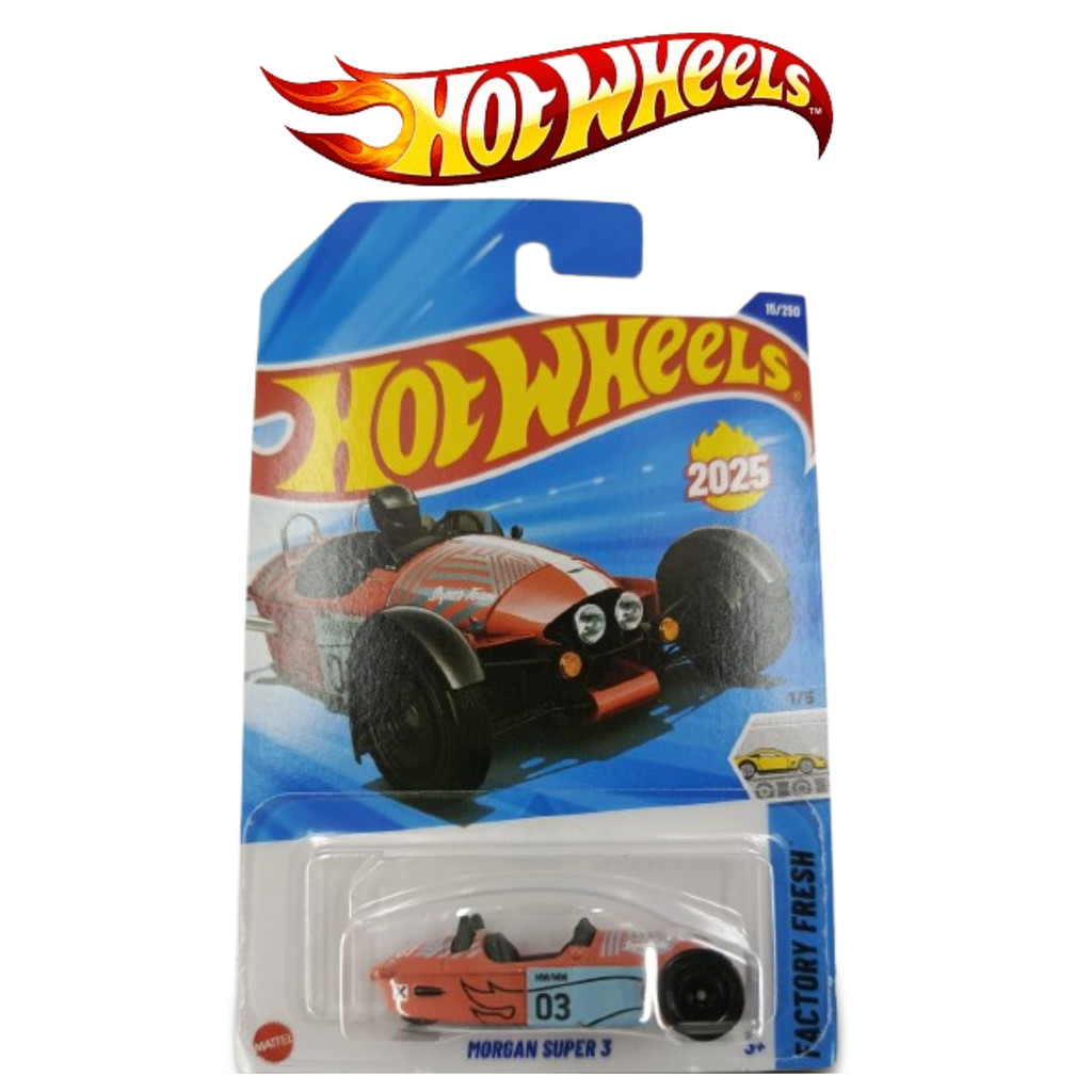 Jual Hot Wheels Morgan Super 3 Orange Biru Factory Fresh | Shopee Indonesia