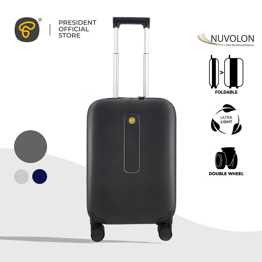 Jual Tas Koper Ringan Koper Kain President Luggage Hard Case Flexa - 24 ...