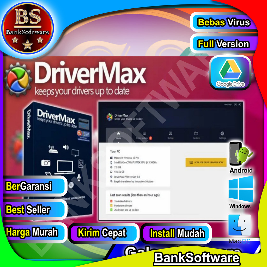 Jual DriverMax Pro v16.18.0.22 2025 Windows Lifetime Full Version - AmazingSoftware | Shopee ...