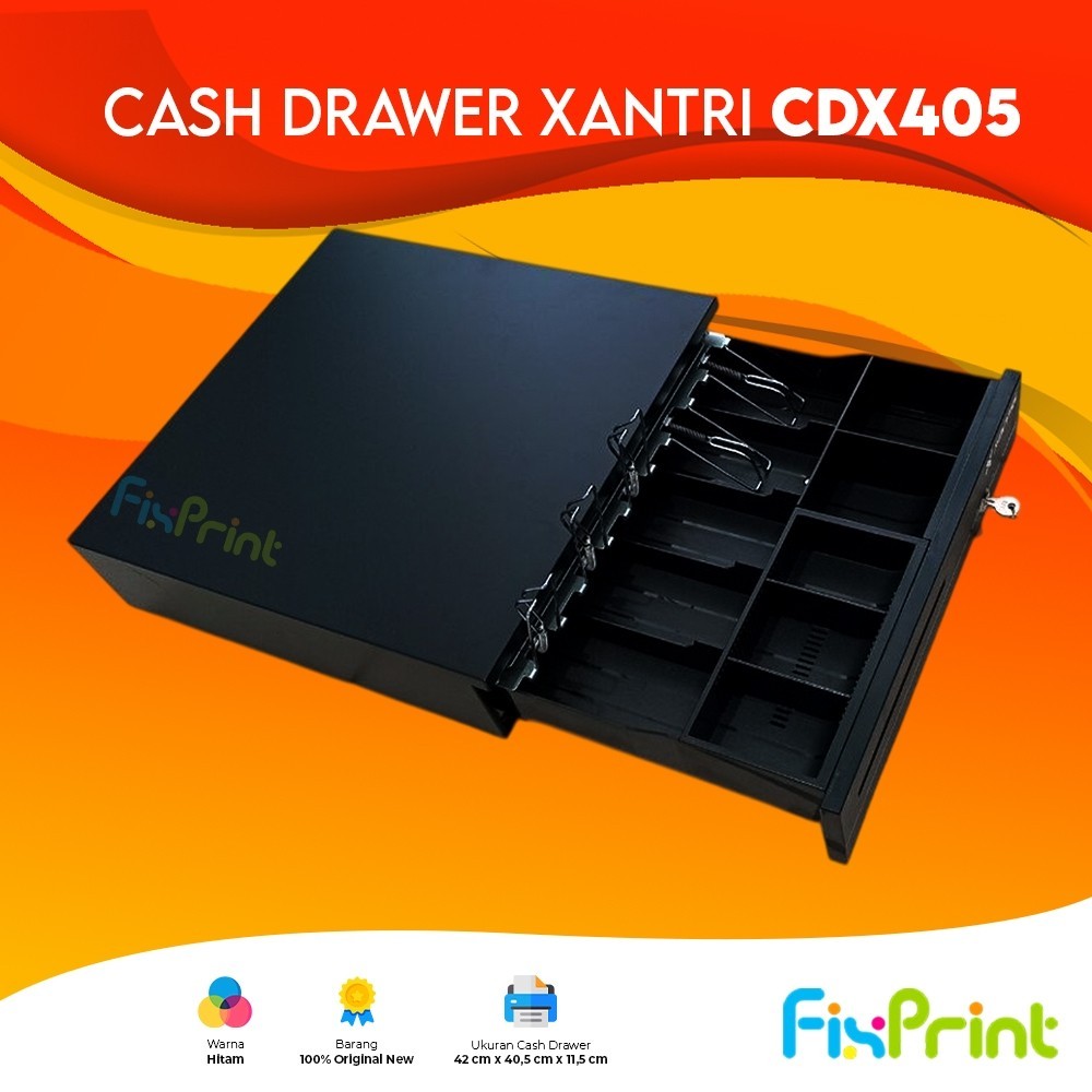 Jual Cash Drawer Xantri Laci Penyimpanan CD-X405 / CD-X335 / CD-408 ...