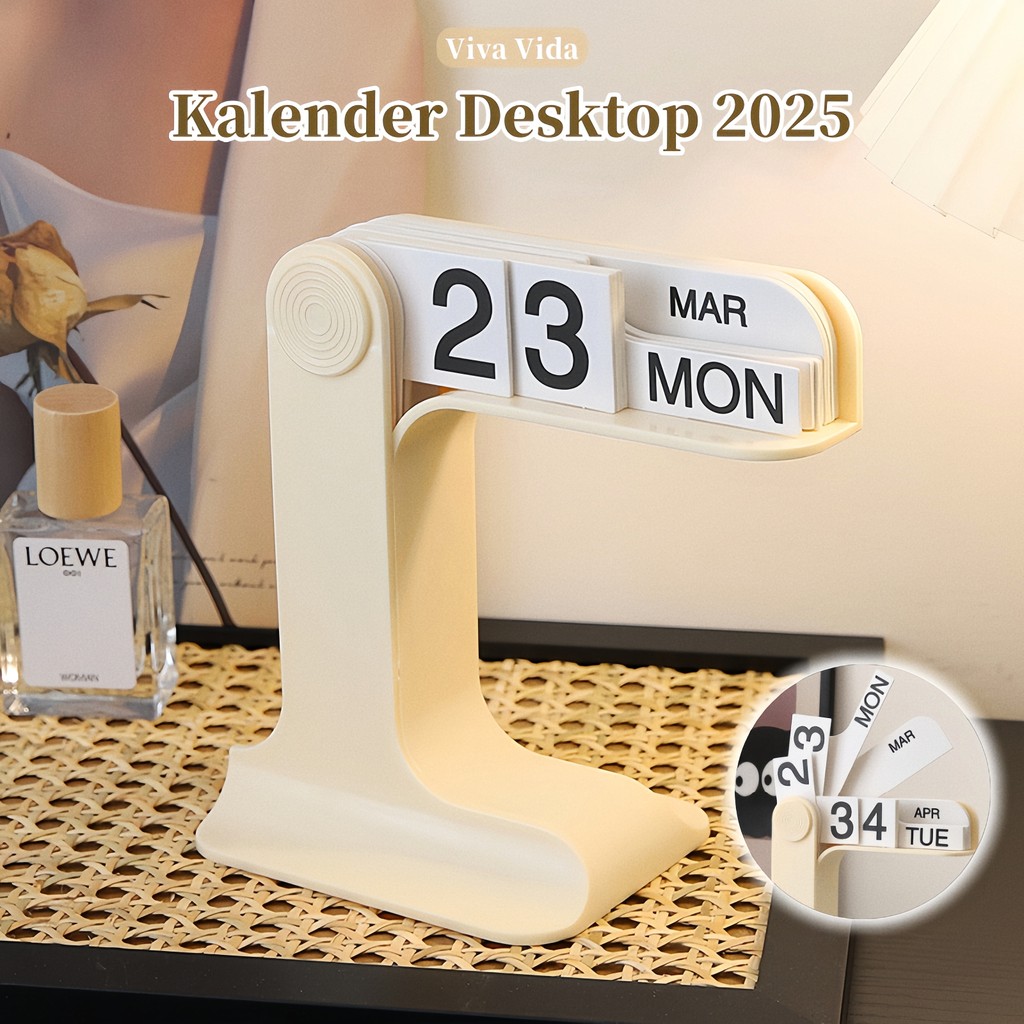 Jual Viva Calendar/Aesthetic Calendar/Klasik Retro Kalender / Kantor ...