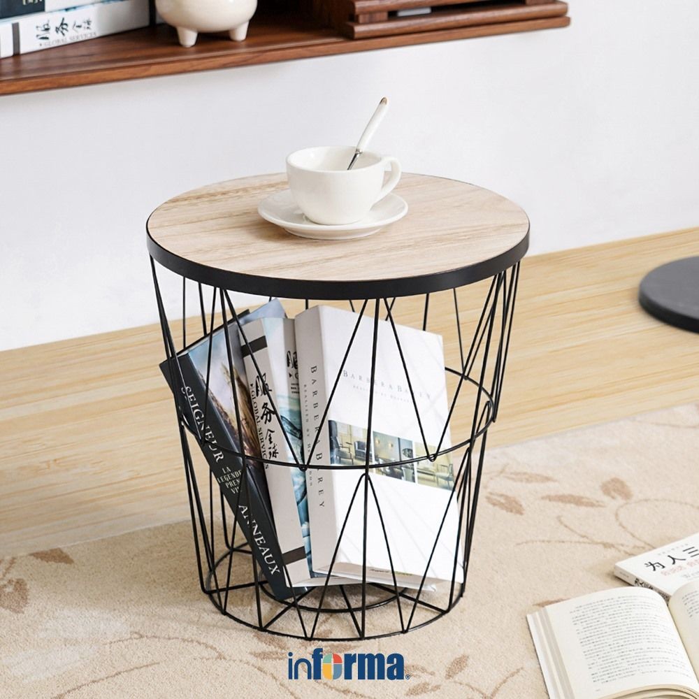 Jual Informa Topaz Meja Tamu Dengan Penyimpanan - Hitam Coffee Table ...