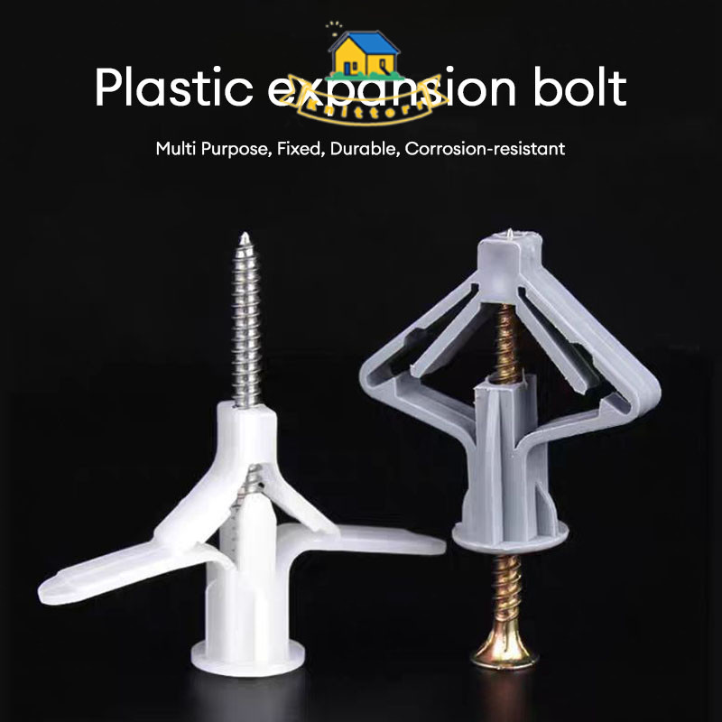 Jual 50Set Toggle Gypsum Butterfly/Expanding Anchors Aircraft/Butterfly ...