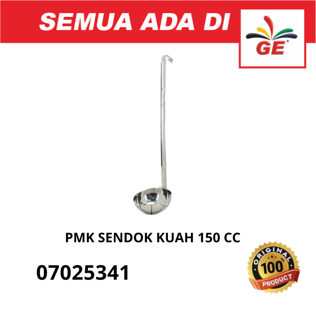 Jual Soup Ladle Stainless Steel 150 CC/ 5 OZ(Sendok Sup) - 07025341 ...