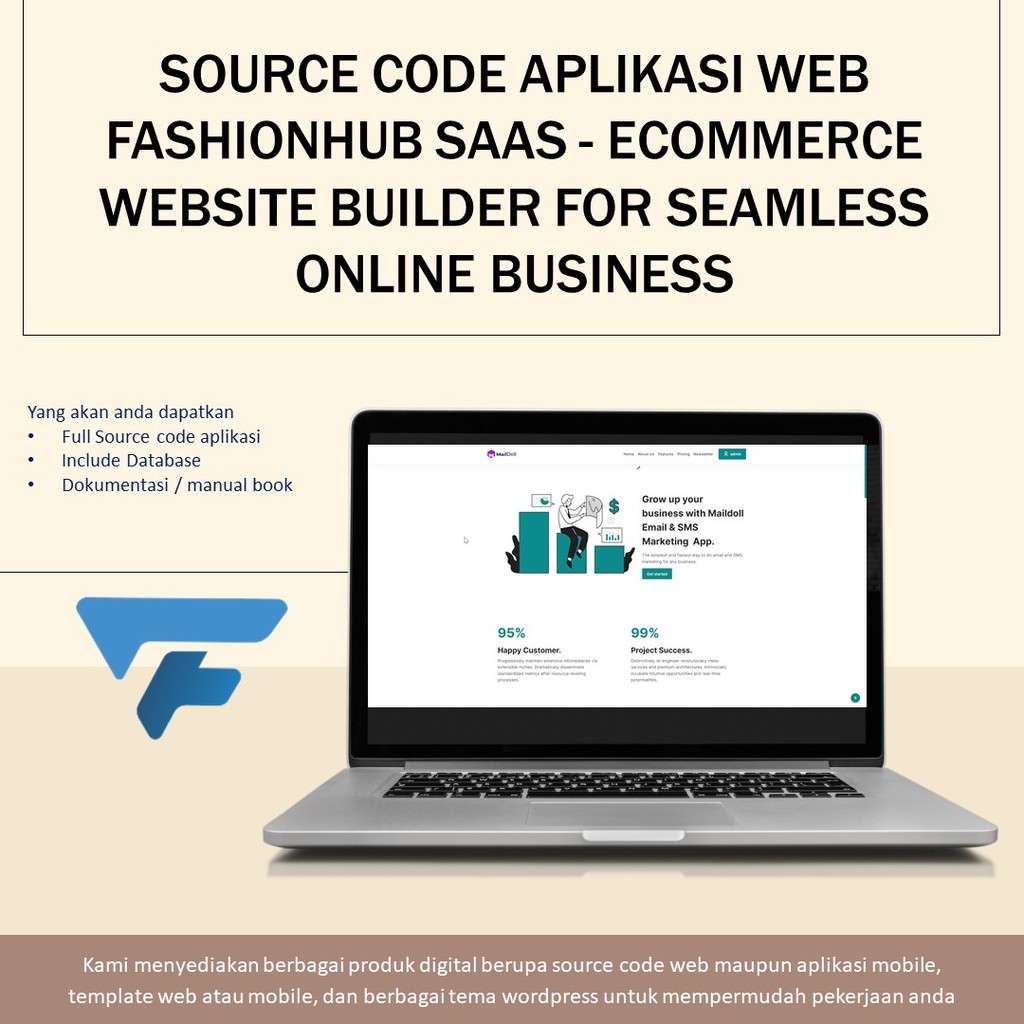Jual SOURCE CODE APLIKASI WEB FASHIONHUB SAAS - ECOMMERCE WEBSITE ...
