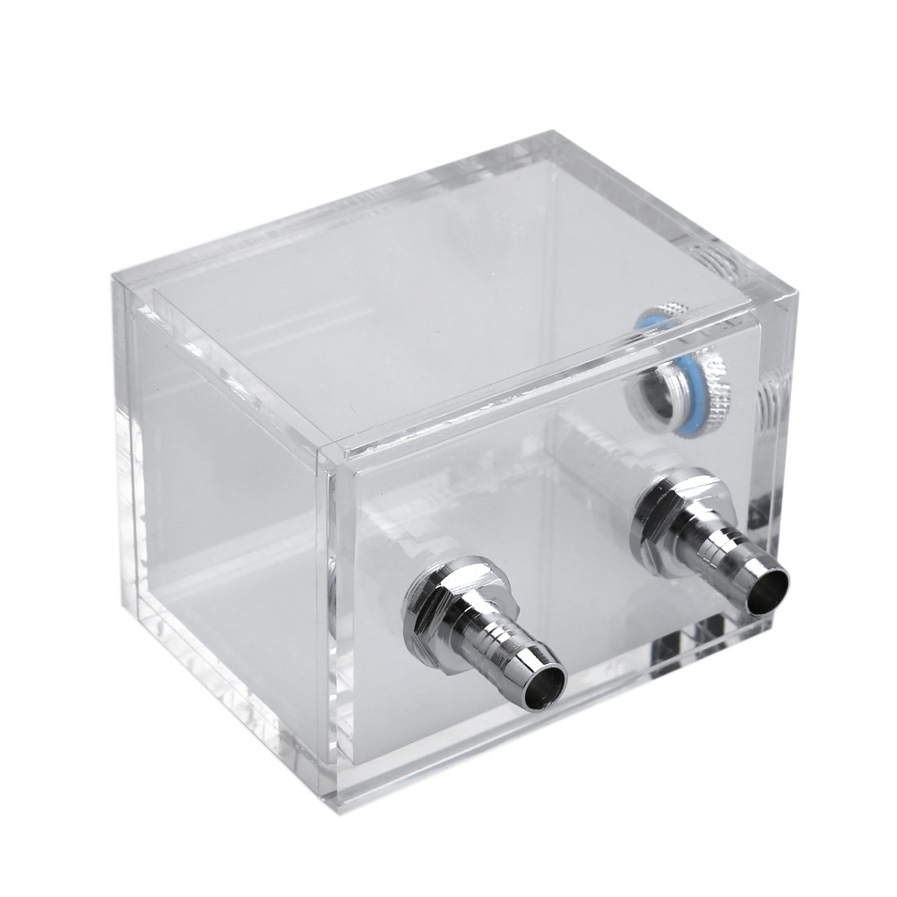 Jual Water Tank for PC Water Cooling System with 2pcs Tube Connecters ...