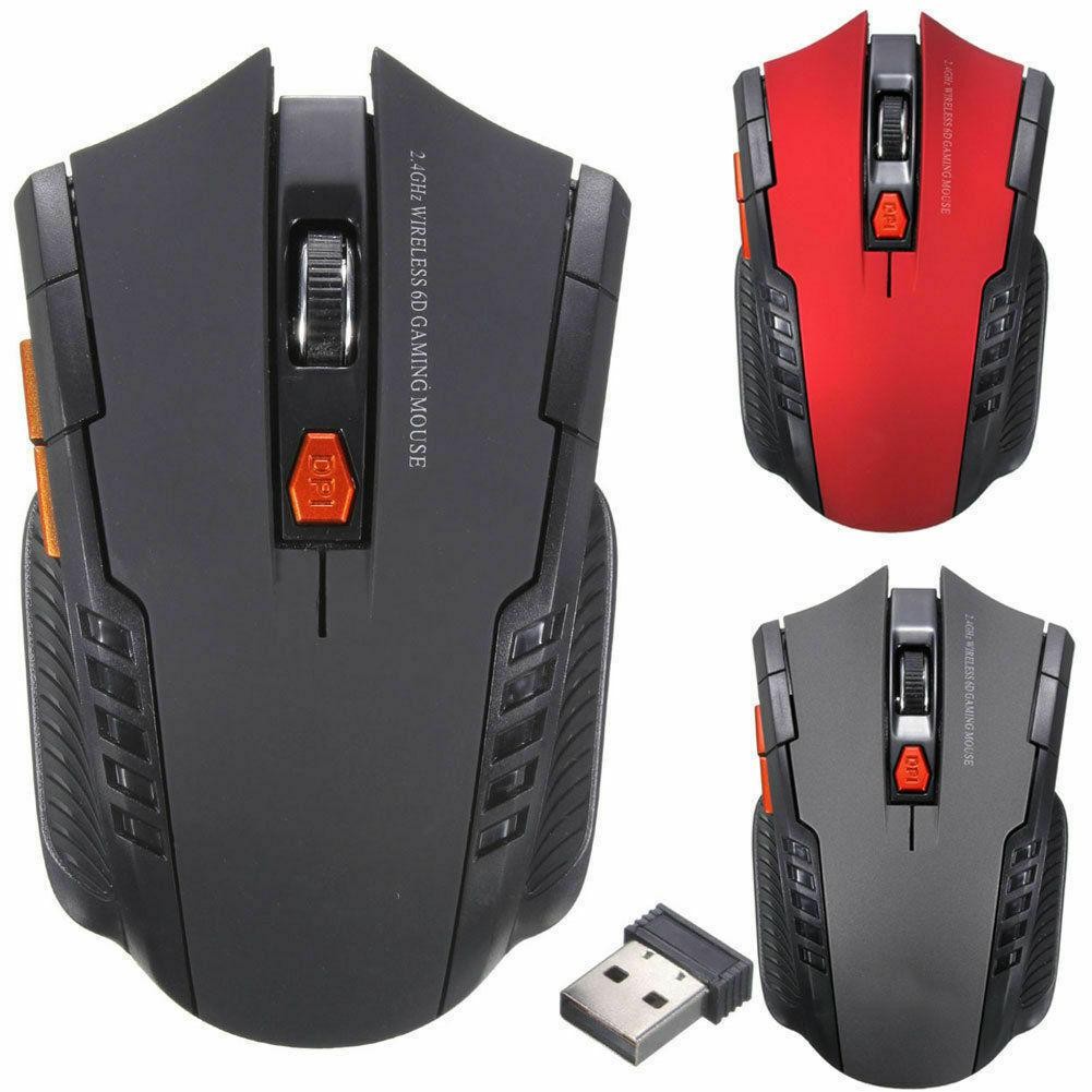 Jual 2.4Ghz Mini Wireless Optical Gaming Mouse & USB Receiver 1200 dpi ...