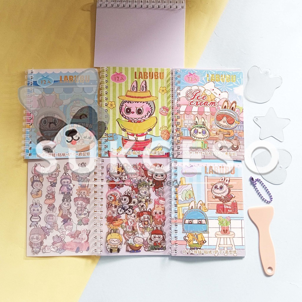 Jual Labubu Buku Sticker - Stiker Book Set Murah | Shopee Indonesia