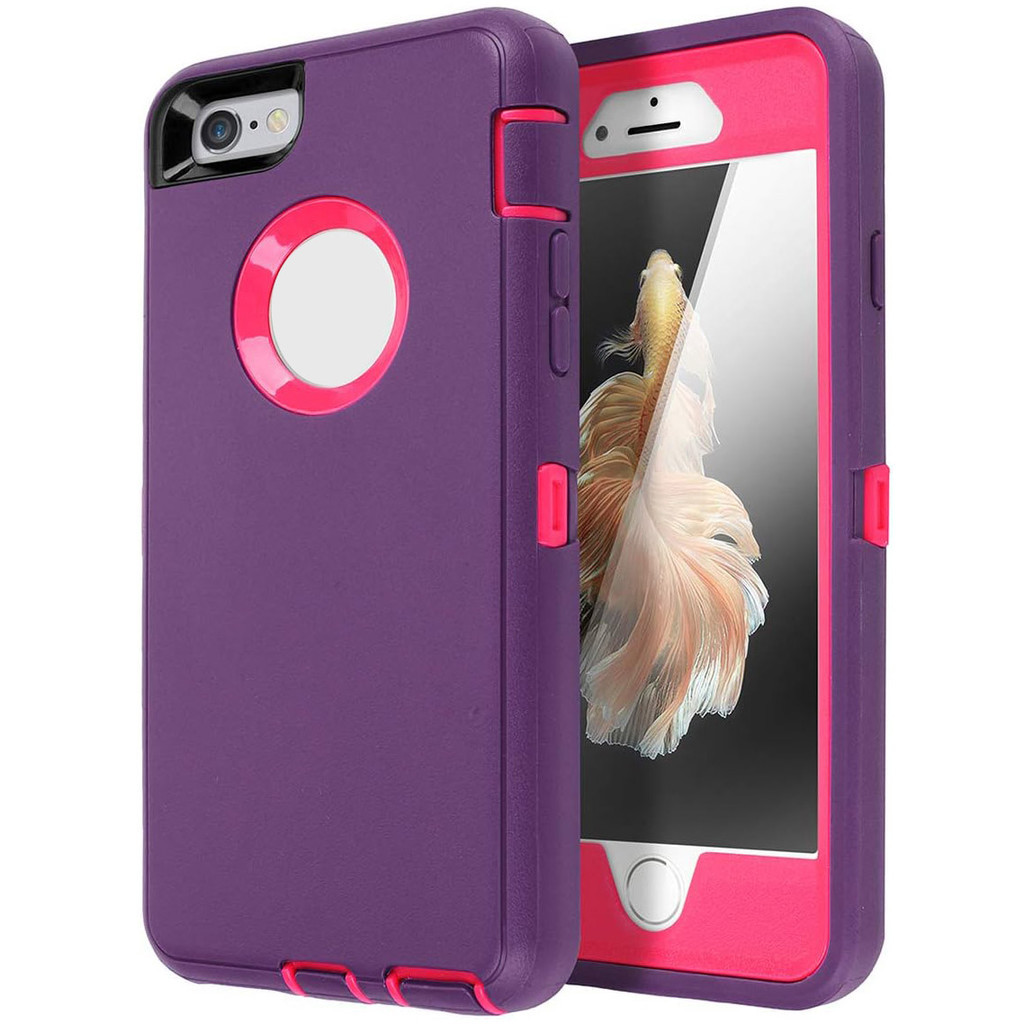 Jual Untuk iPhone SE 2 3/ 7 Plus/ 8 Plus XR X/ XS Max Case [Heavy Duty] Tough 3-Layer Rugged ...