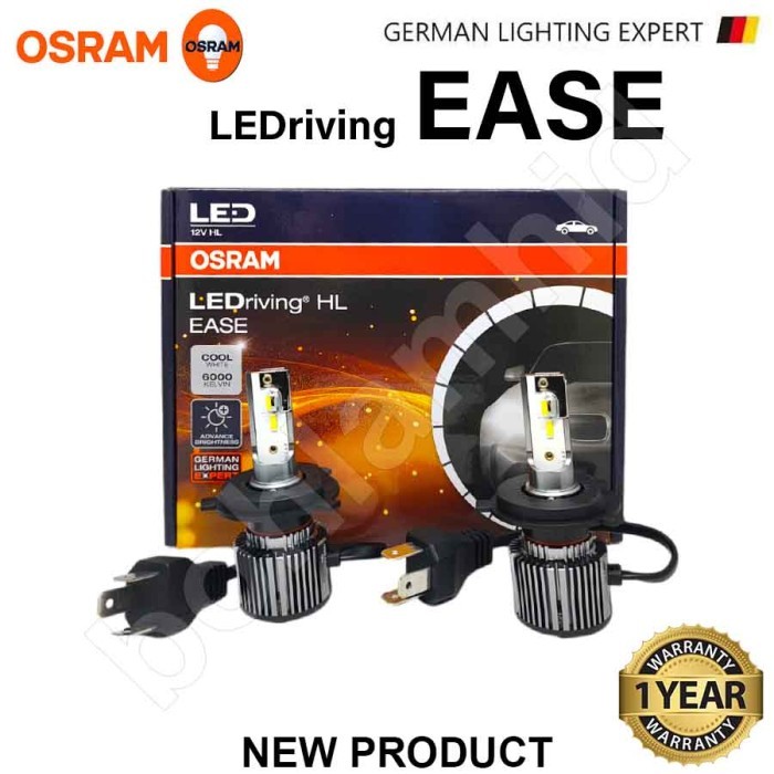 Jual LED Osram EASE LEDriving HL 54W Lampu Mobil H4 H1 H7 H11 H16 HB3 HB4 6000K IP68 Garansi ...
