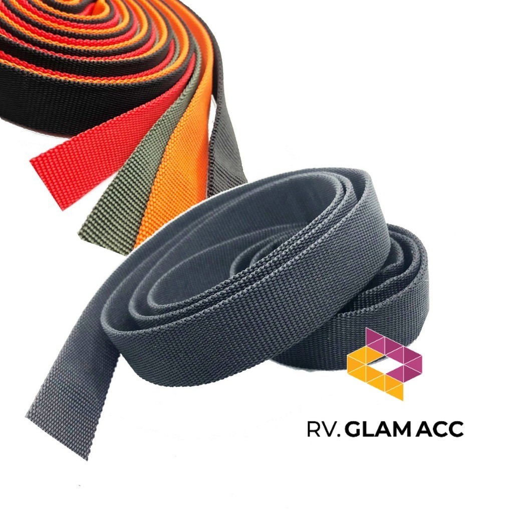 Jual Webbing DOUBLE 2,5 Cm PER METER - Tali Webbing TUBULAR | Shopee ...