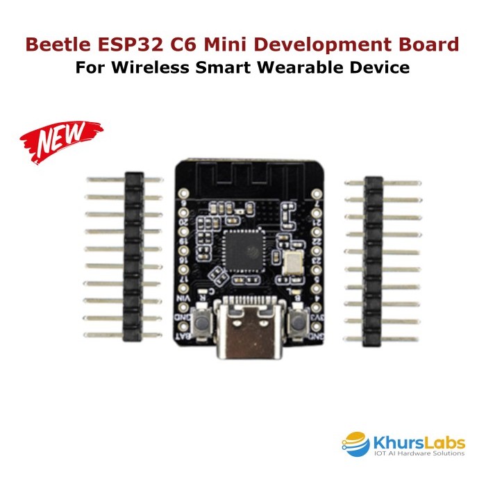 Jual JS99 Beetle ESP32 C6 Mini Development Board for Wireless Smart ...