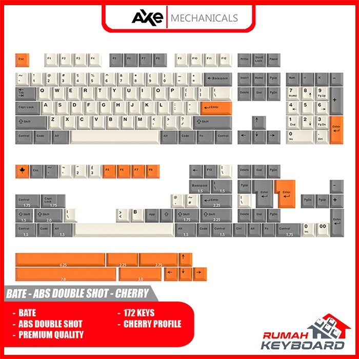 Jual AXE MECHANICALS - BATE - Cherry - ABS Double Shot - Mechanical ...