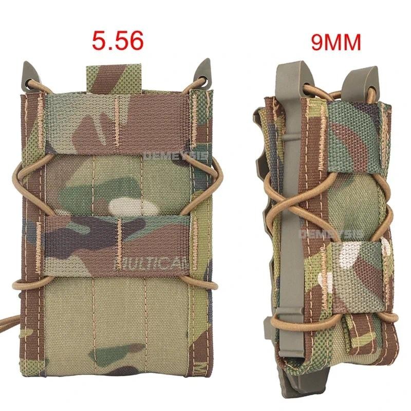 Jual 9MM 5.56 Magazine Pouches Tactical AK AR M4 AR15 Single Magazine ...