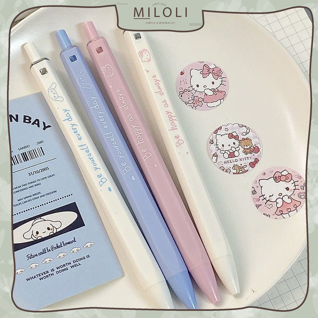 Jual [MILOLI] 1Pcs GEL PEN CARTOON CINNAMON HELLO KITTY 0,5mm Pen ...