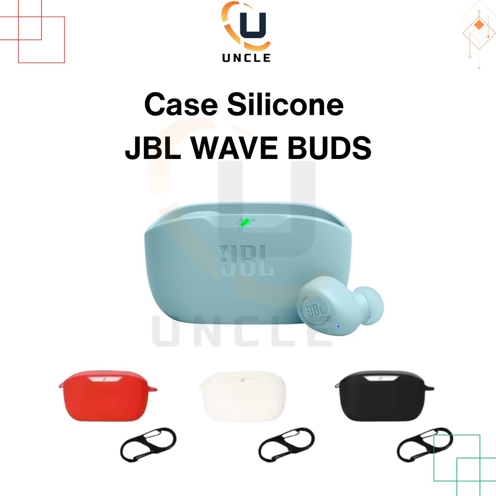 Jual Case Casing Cover Pelindung Silicone JBL WAVE BUDS + Carabiner ...