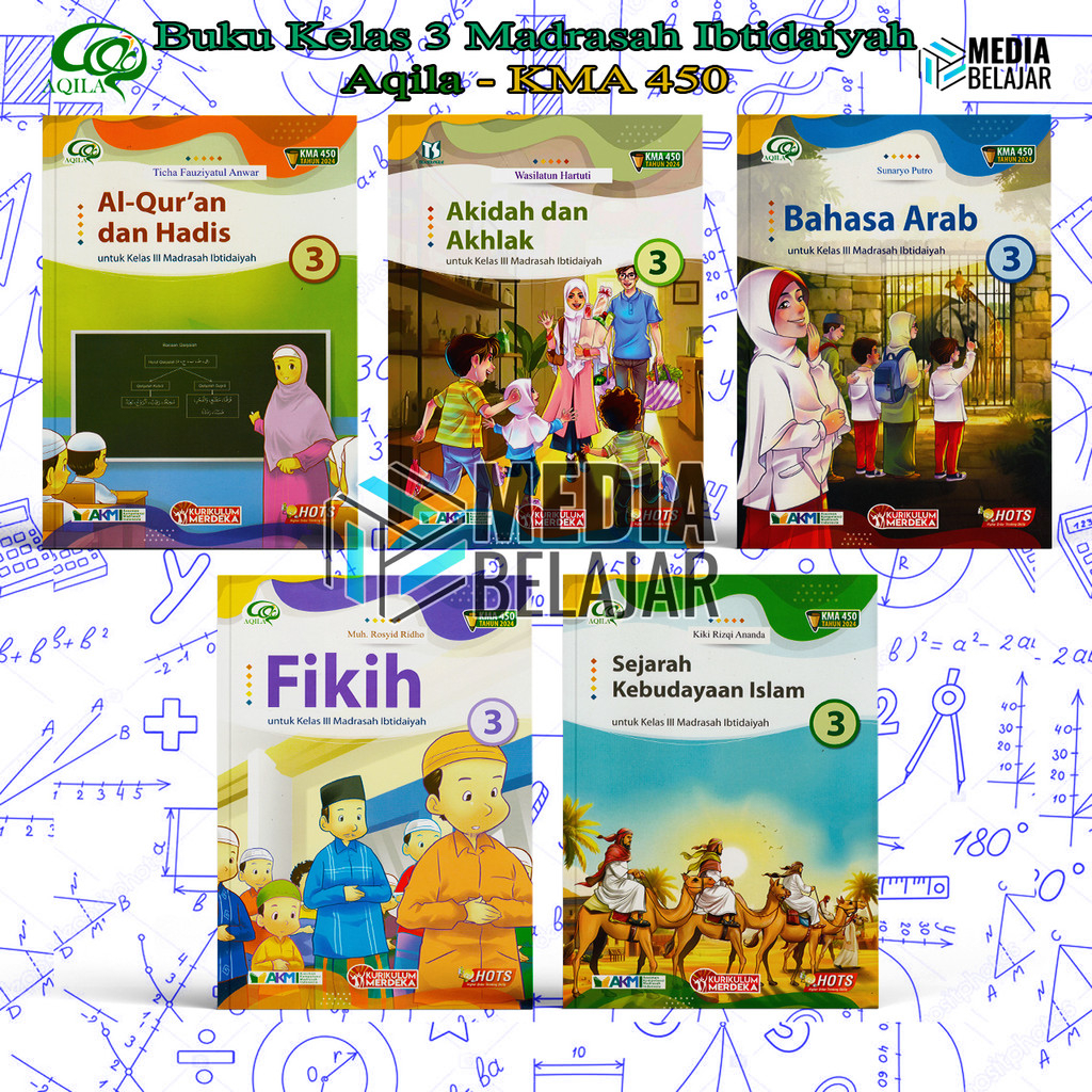 Jual Buku Kelas 3 SD/MI Madrasah Ibtidaiyah KMA Aqila Tiga Serangkai Revisi Terbaru 2024 ...