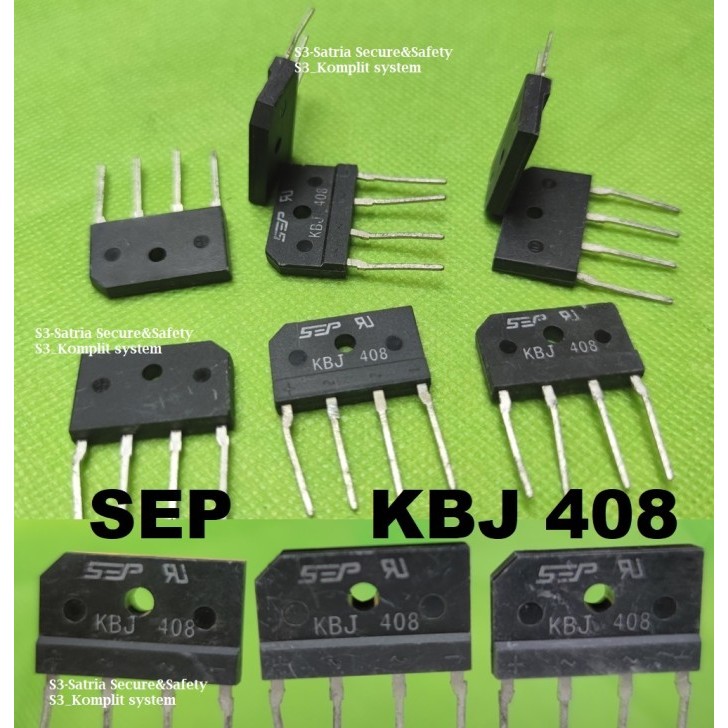Jual model sisir diode KBJ 408 4A SEP diode KBJ408 Bridge 4amper 4 A ...