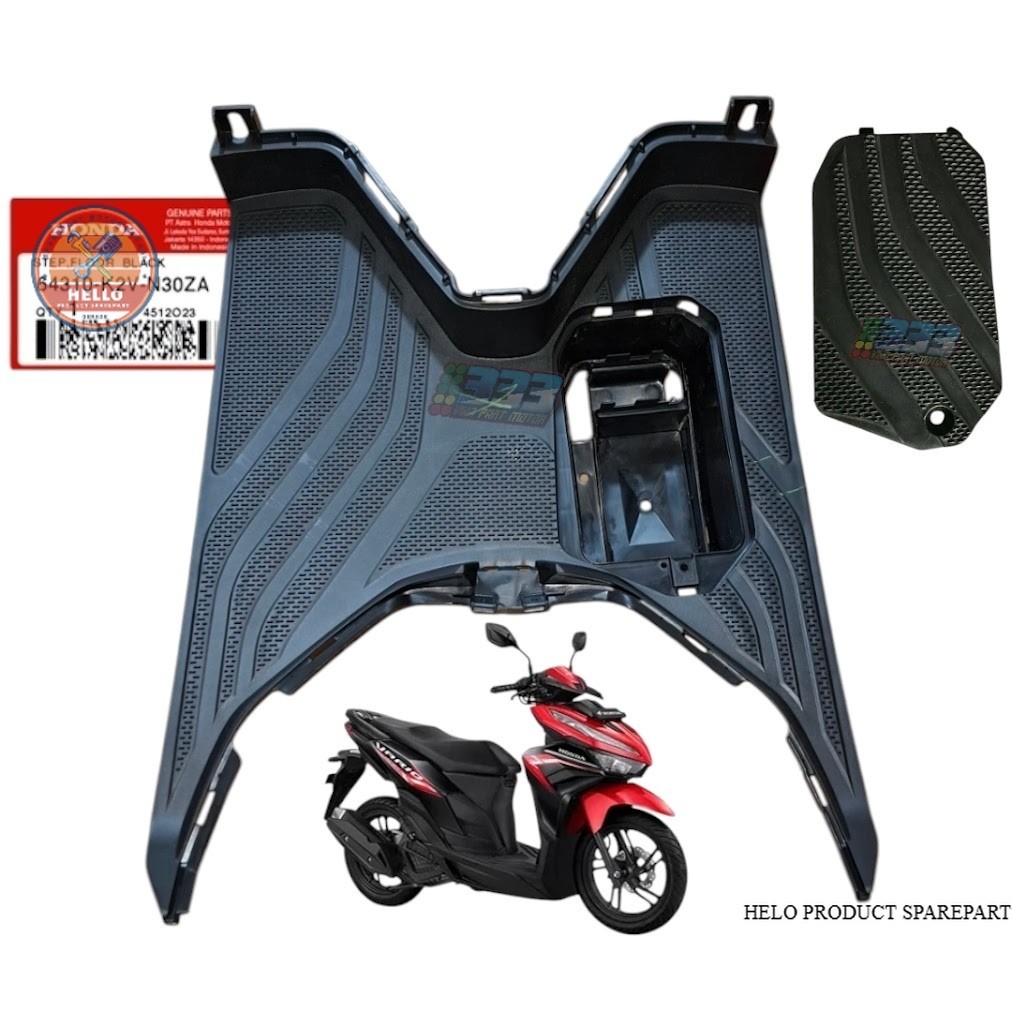 Jual step floor bordes pijakan kaki footrest atas vario 125 new gen 2 K2V 2022 2023 pnp vario ...