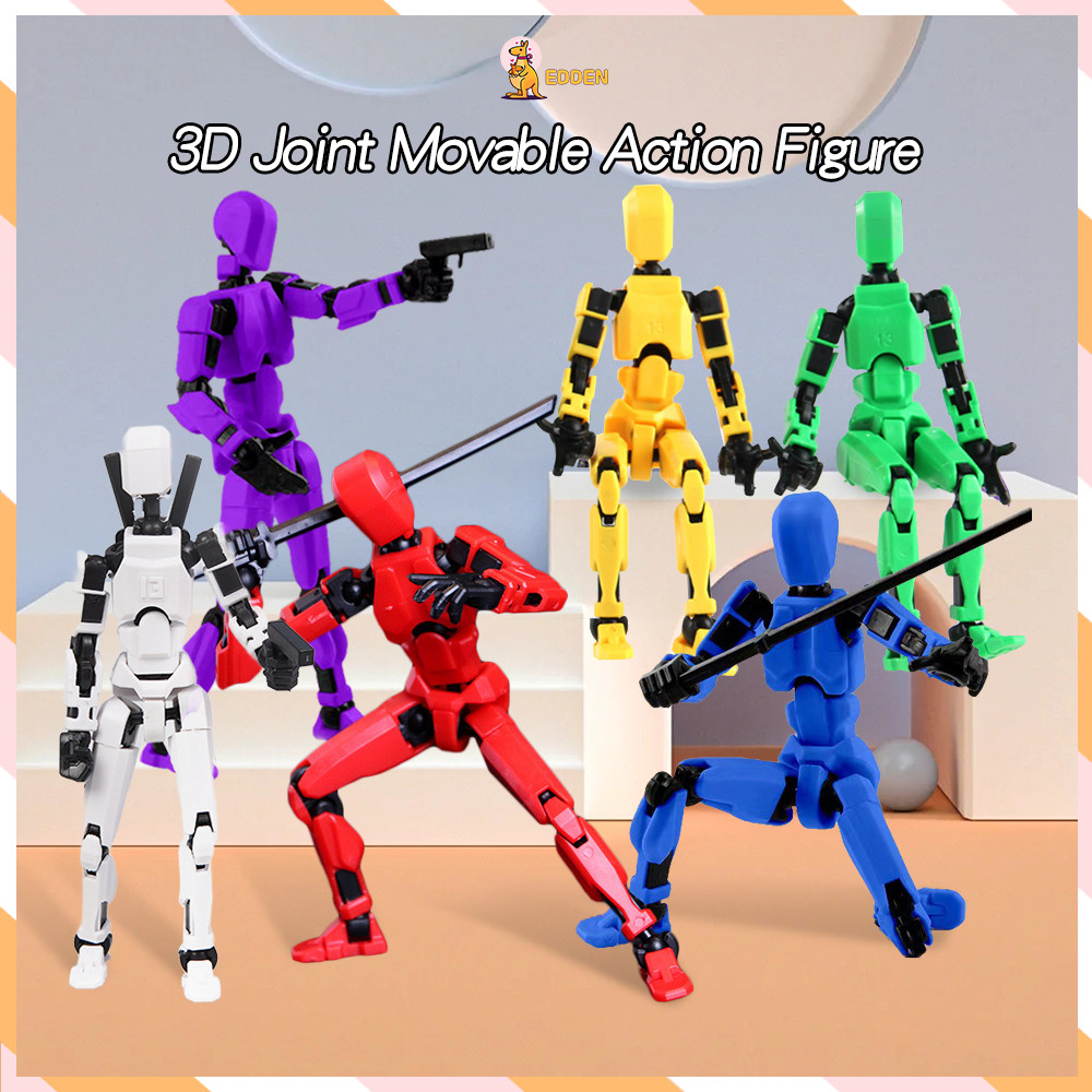 Jual Edden 3D Joint Movable Action Figure Multi artikulasi lengkap ...