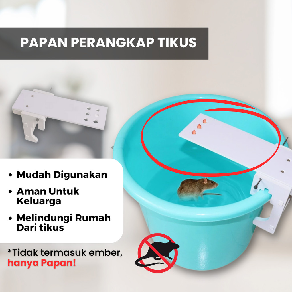Jual Papan Perangkap Tikus Jebakan Tikus Massal / Walk The Plank Mouse ...