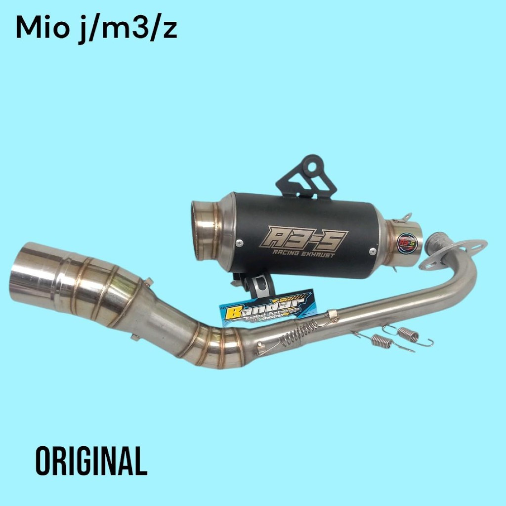 Jual knalpot racing Mio m3, mio z, mio j full system A3s original suara ...