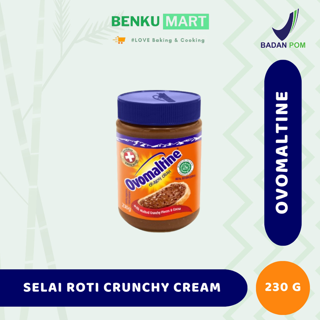 Jual Selai Ovomaltine Crunchy Cream 230 gram | HALAL | Shopee Indonesia
