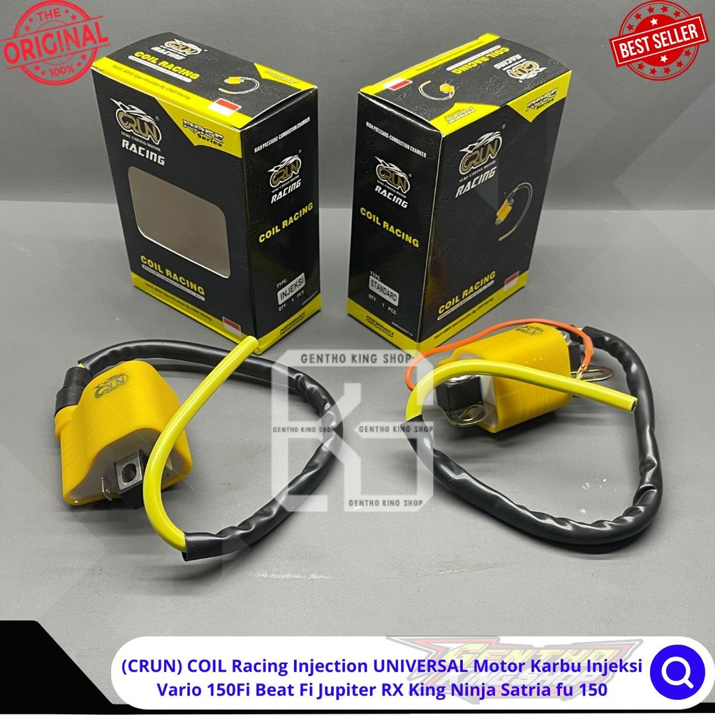 Jual (CRUN) COIL Racing Injection UNIVERSAL Motor Karbu Injeksi Vario ...