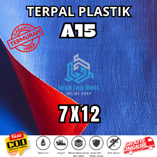 Jual SENYUM TANI Terpal A5 A8 A10 A12 A15 A20 7X12 Meter Plastik Tebal Lipat Meteran Lembaran ...