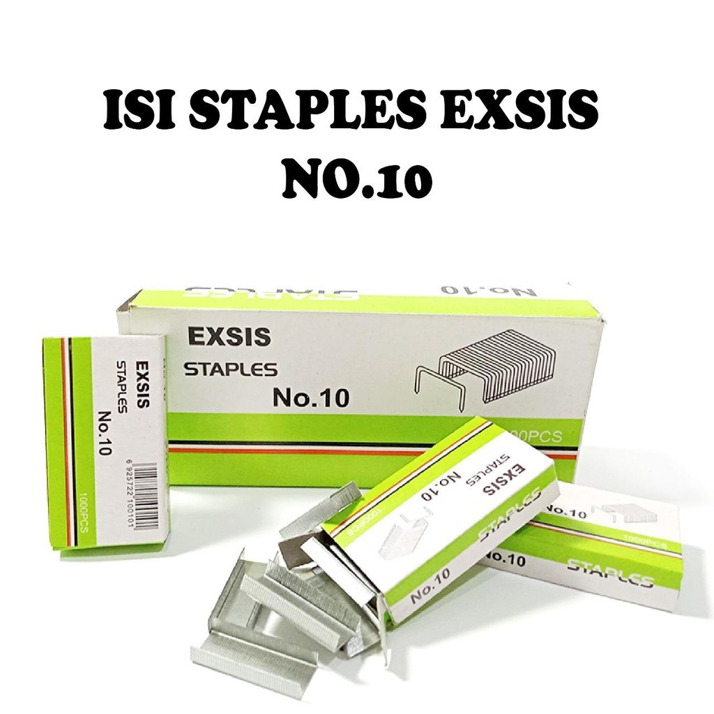 Jual ISI STAPLES EXSIS NO.10 / ISI STAPLES KECIL / ISI JEPRETAN / NECIS ...
