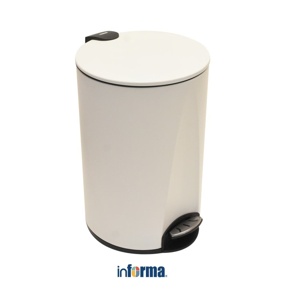 Jual Informa 12 ltr Prism Jet Tempat Sampah Pedal Slow Close - Putih Tong Sampah Wadah ...