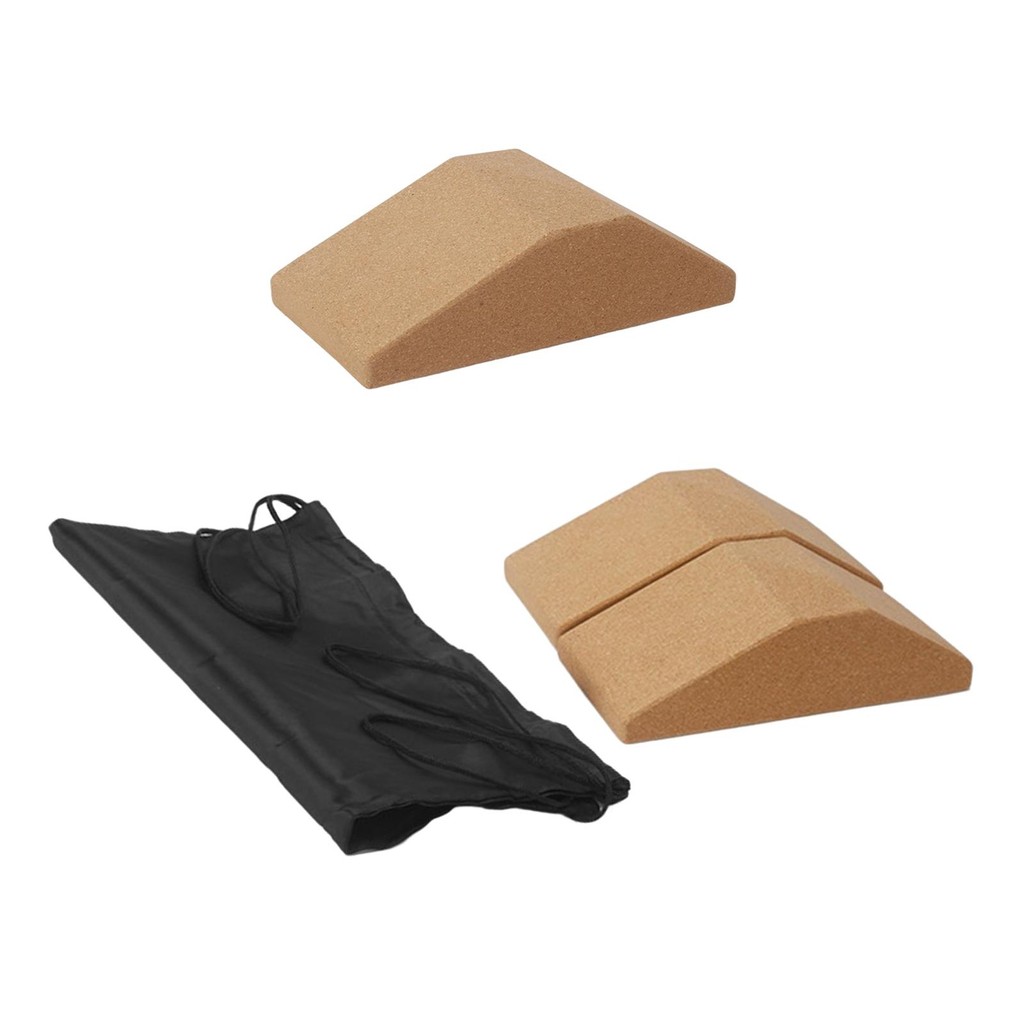 Jual Cork Squat Wedge Yoga Block Squat Ramp Incline Board Yoga Brick ...