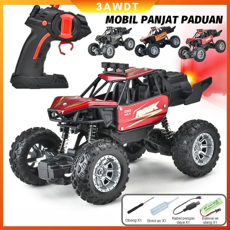 Jual 【COD】Mobil Mainan Off-Road Remote Control Spray Mobil Mobilan Offroad Alloy Climbing Car RC ...