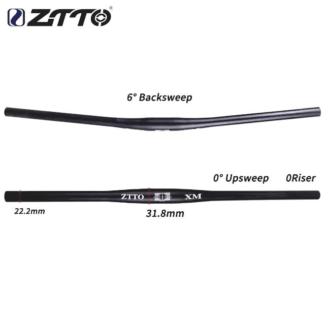 Jual Stang sepeda ZTTO Flat handle bar 720 780 mm Alloy MTB Oversize OS 31,8 mm | Shopee Indonesia