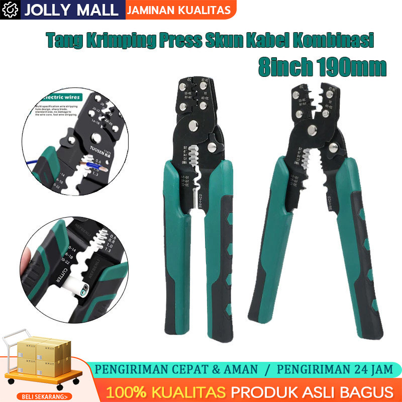 Jual Tang Krimping Press Skun Kabel Kombinasi / Tang Potong Kupas Kabel ...
